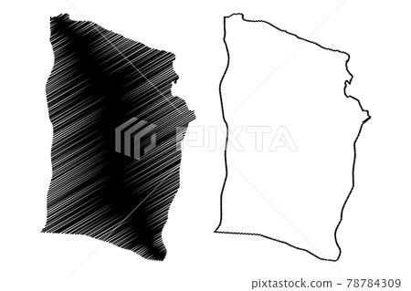 Derna District (Districts of Libya, State of... - Stock Illustration ...