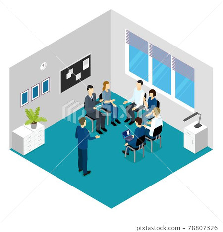Personnel Training Isometric Concept - Stock Illustration [78807326 ...
