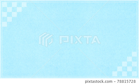 Light blue Japanese paper and a simple frame... - Stock Illustration ...