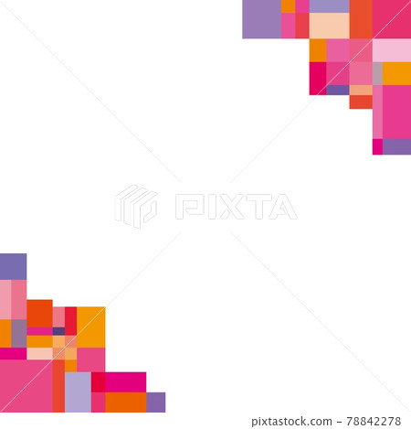 Geometric pattern frame quadrangle white space - Stock Illustration ...