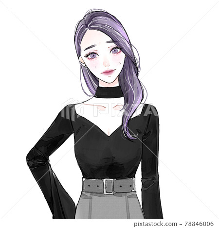 Bitter smile - Stock Illustration [78846006] - PIXTA