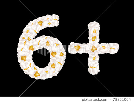 Age limit 6 plus. Vector illustration made up... - Stock Illustration ...