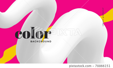 White fluid wave background. Color flow shape - Stock Illustration ...