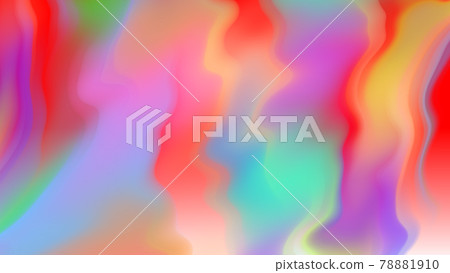 Rainbow color wave CG background wallpaper - Stock Illustration ...