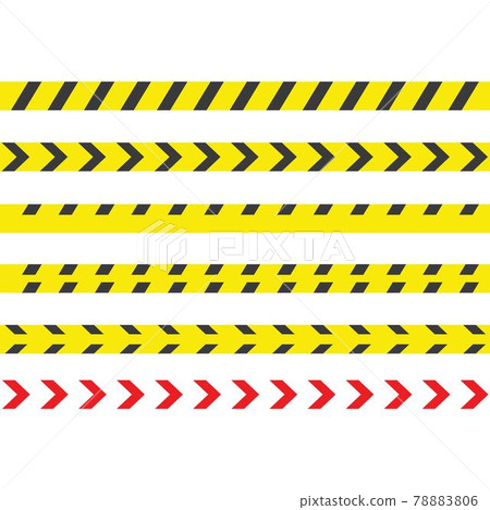 police line vector illustration design - Stock Illustration [78883806 ...