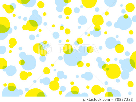 Refreshing yellow and sky blue dot pattern... - Stock Illustration ...