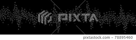 Falling numbers, big data concept. Binary white... - Stock Illustration ...