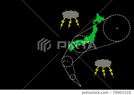 weather, japan, map of japan - Stock Illustration [78901528] - PIXTA