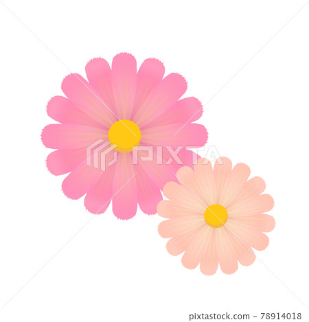 Illustration of overlapping flowers - Stock Illustration [78914018] - PIXTA