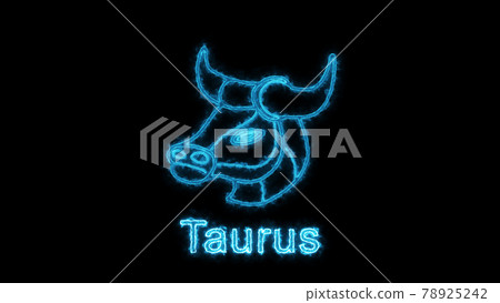 The Taurus zodiac symbol, horoscope sign... - Stock Illustration ...