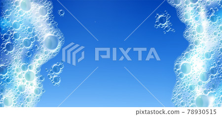 Vector realistic soap foam texture - Stock Illustration [78930515] - PIXTA
