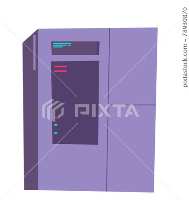 Server rack cartoon vector illustration - Stock Illustration [78930870 ...