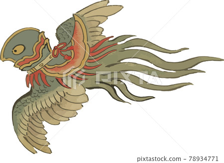 Phantom bird flying in the sky - Stock Illustration [78934771] - PIXTA