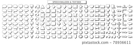 Callouts and text box sets of various shapes - Stock Illustration ...