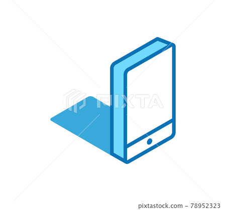 Phone isometric icon. Smartphone, mobile device... - Stock Illustration ...