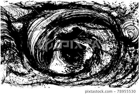 Whirlpool brush brush illustration handwriting - Stock Illustration ...