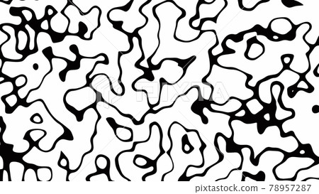 Ripple surface illustration, black and white... - Stock Illustration ...