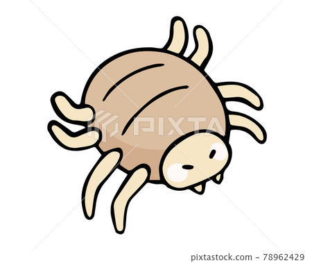 Cute tick illustration - Stock Illustration [78962429] - PIXTA