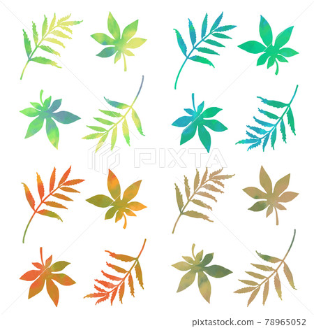 Colors of the four seasons Vector illustration... - Stock Illustration ...