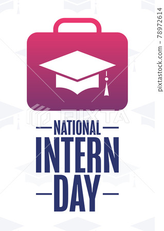 National Intern Day. Holiday concept. Template... - Stock Illustration ...