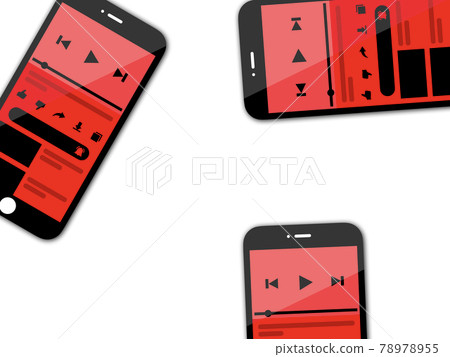 movie, smartphone, sumaho - Stock Illustration [78978955] - PIXTA