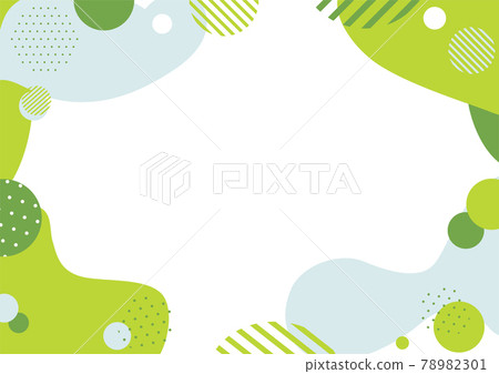 Dot geometry frame with a refreshing color scheme - Stock Illustration ...