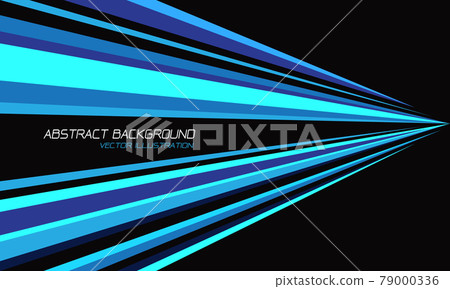 Abstract blue tone line speed triangle shape... - Stock Illustration ...