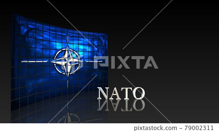 NATO flag and text on the floor 5-1-1 - Stock Illustration [79002311 ...