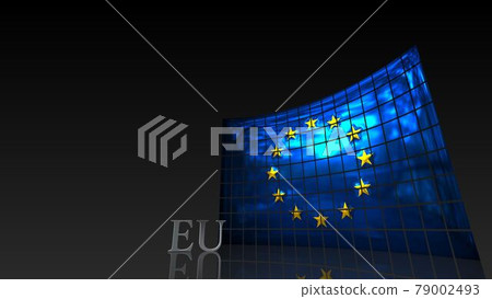 EU flag and text on the floor 5-3-3 - Stock Illustration [79002493] - PIXTA