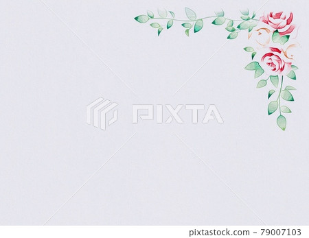 Rose frame - Stock Illustration [79007103] - PIXTA