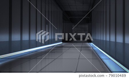 SF corridor - Stock Illustration [79010489] - PIXTA