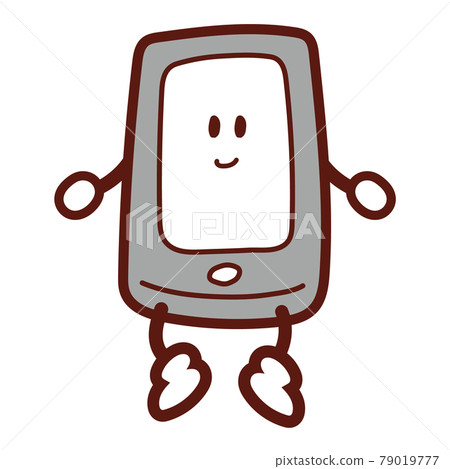 Gray smartphone illustration - Stock Illustration [79019777] - PIXTA