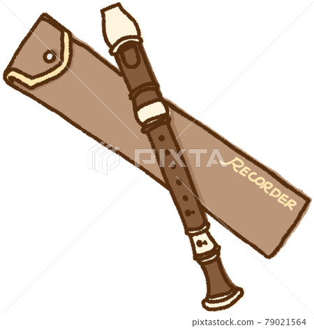 Elementary school flute, recorder - Stock Illustration [79021564] - PIXTA
