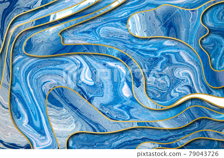 Agate ripple pattern imitation with gold dust.... - Stock Illustration ...