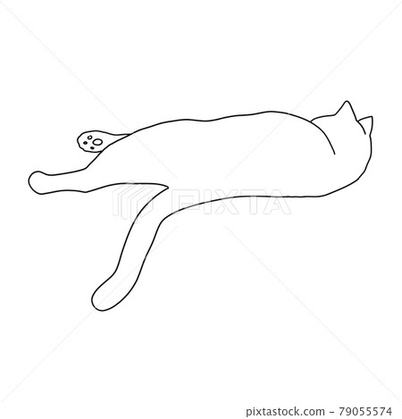 Line drawing illustration of the back of a... - Stock Illustration ...