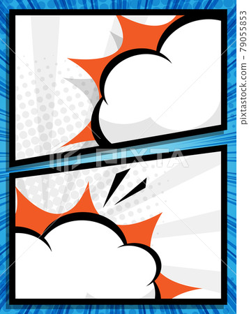 abstract comic book pop art speech bubble - Stock Illustration ...