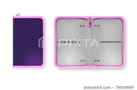 Realistic Pencil Case - Stock Illustration [79059069] - PIXTA