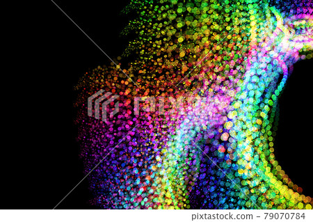 Colorful light spots closeup - Stock Illustration [79070784] - PIXTA