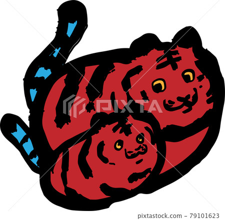 Deformed tiger illustration - Stock Illustration [79101623] - PIXTA