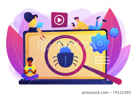 Beta testing concept vector illustration. - Stock Illustration ...