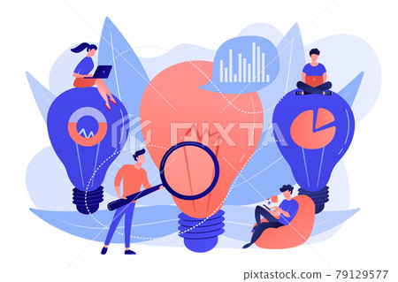 Business solution concept vector illustration. - Stock Illustration ...