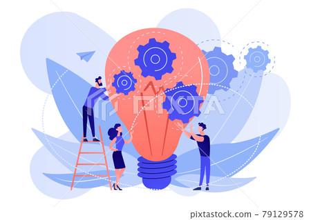 Teamwork concept vector illustration. - Stock Illustration [79129578 ...