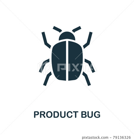 Product Bug icon. Simple creative element.... - Stock Illustration ...