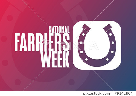 National Farriers Week. Holiday concept.... - Stock Illustration ...