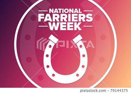 National Farriers Week. Holiday concept.... - Stock Illustration ...