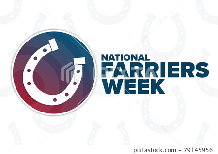 National Farriers Week. Holiday concept.... - Stock Illustration ...