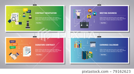 Contract negotiation, meeting business, ... - Stock Illustration ...