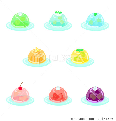 jelly, jello, dessert - Stock Illustration [79165386] - PIXTA