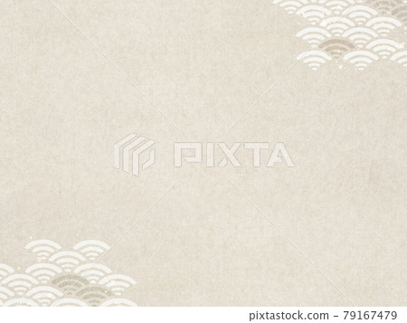 Japanese style background of basic waves - Stock Illustration [79167479 ...