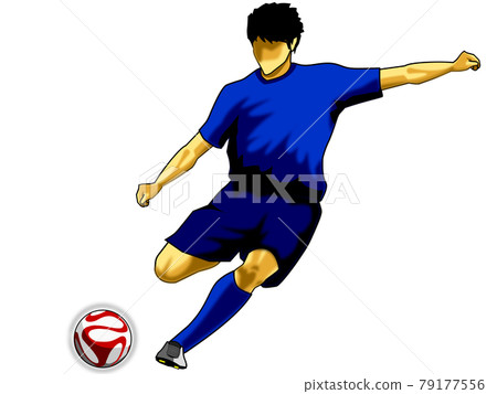 football, soccer, bloke - Stock Illustration [79177556] - PIXTA